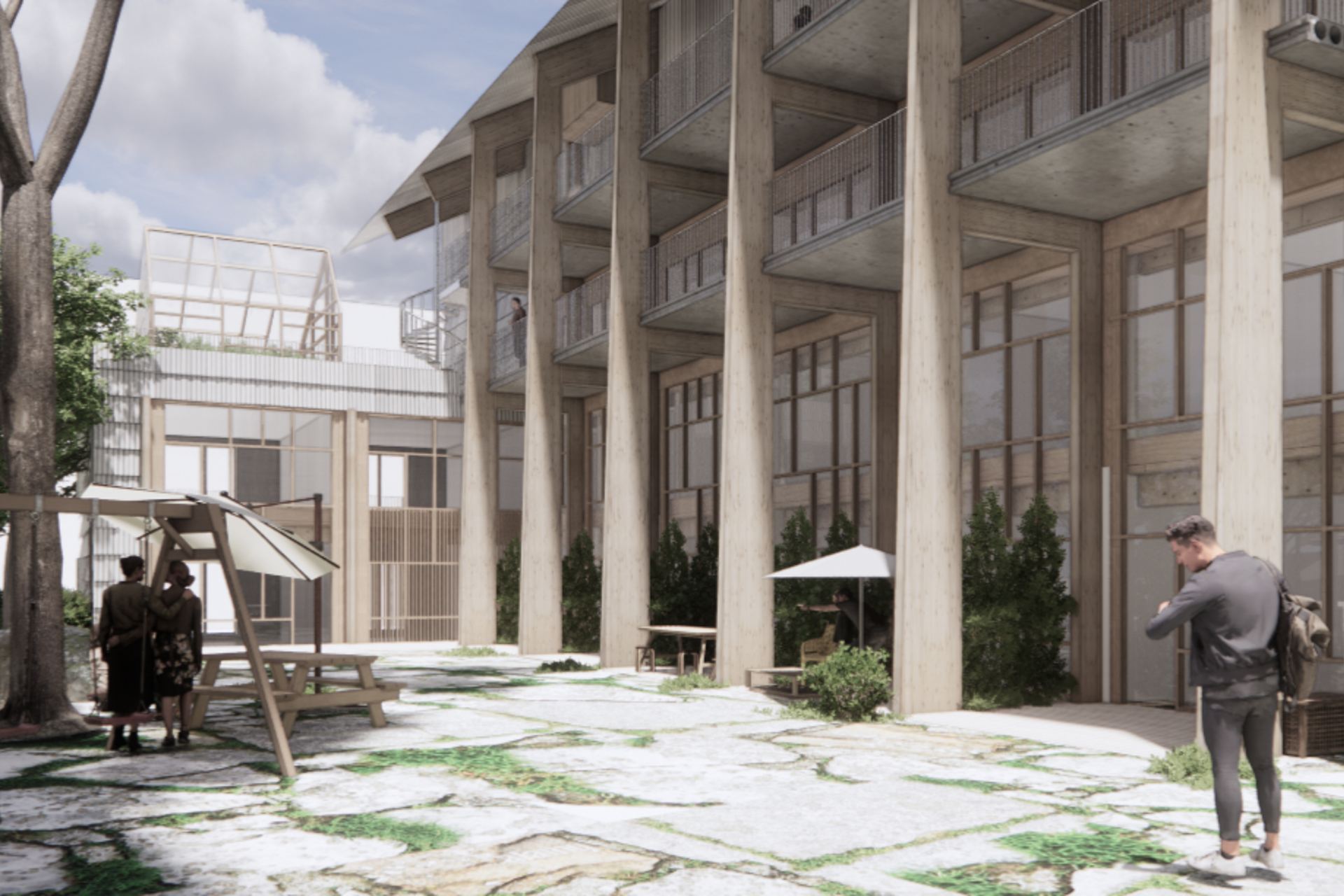 NCC building with reused frame - IndustryRadar.com